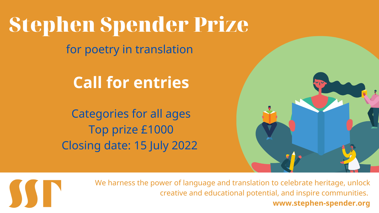 The Stephen Spender Prize 2022 | Adventures on the Bookshelf